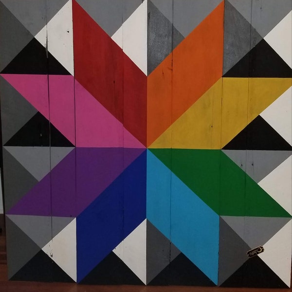 Barn Quilt Flag - Etsy