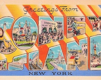 Coney Island Beach - Etsy