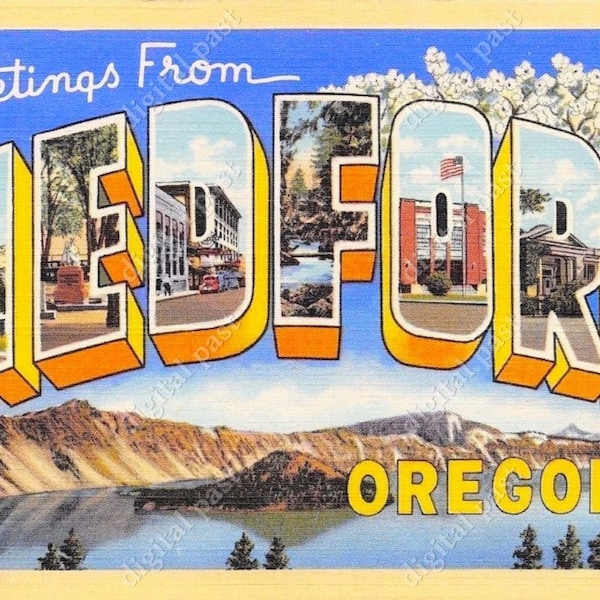 Medford Oregon Or - Etsy