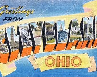 Cleveland Clip Art - Etsy