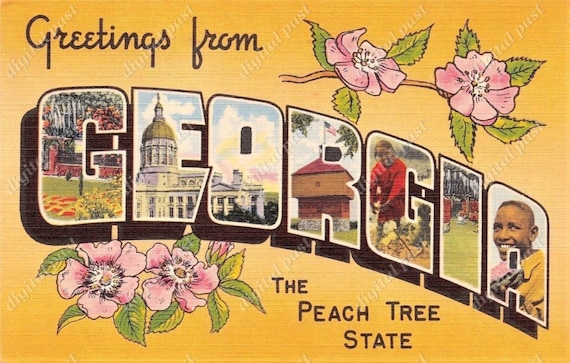 Vintage Georgia Postcards