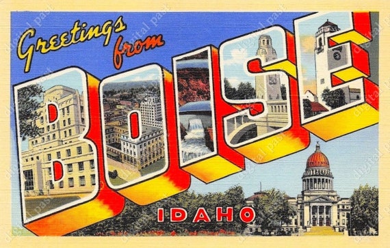 Idaho Postcards Idaho Postcard Stock Illustrations – 146 Idaho