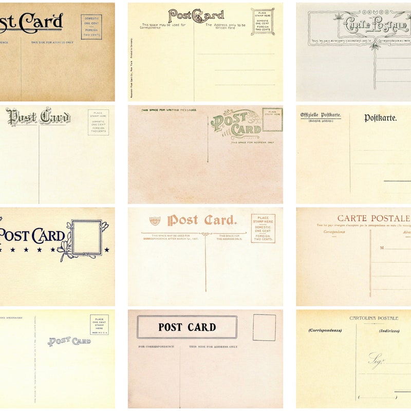 Postcards Vintage - Etsy