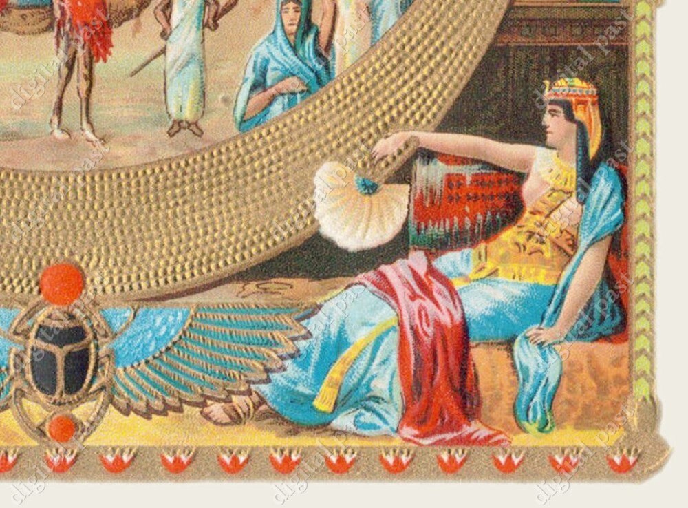 Ancient Egyptian Motif Cigar Label Art - Printable Digital Download - O ...