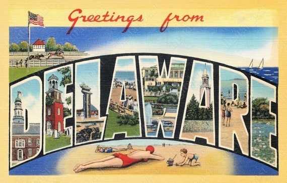 Paper, Party & Kids Greetings from Delaware INSTANT download digital ...