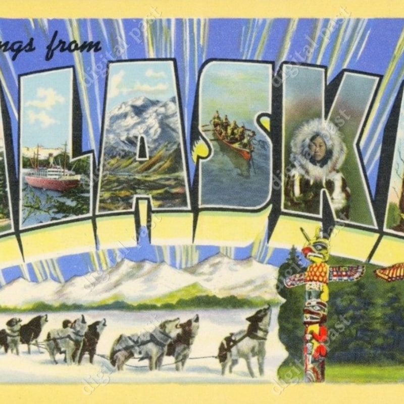 Antique Alaska Postcards - Etsy