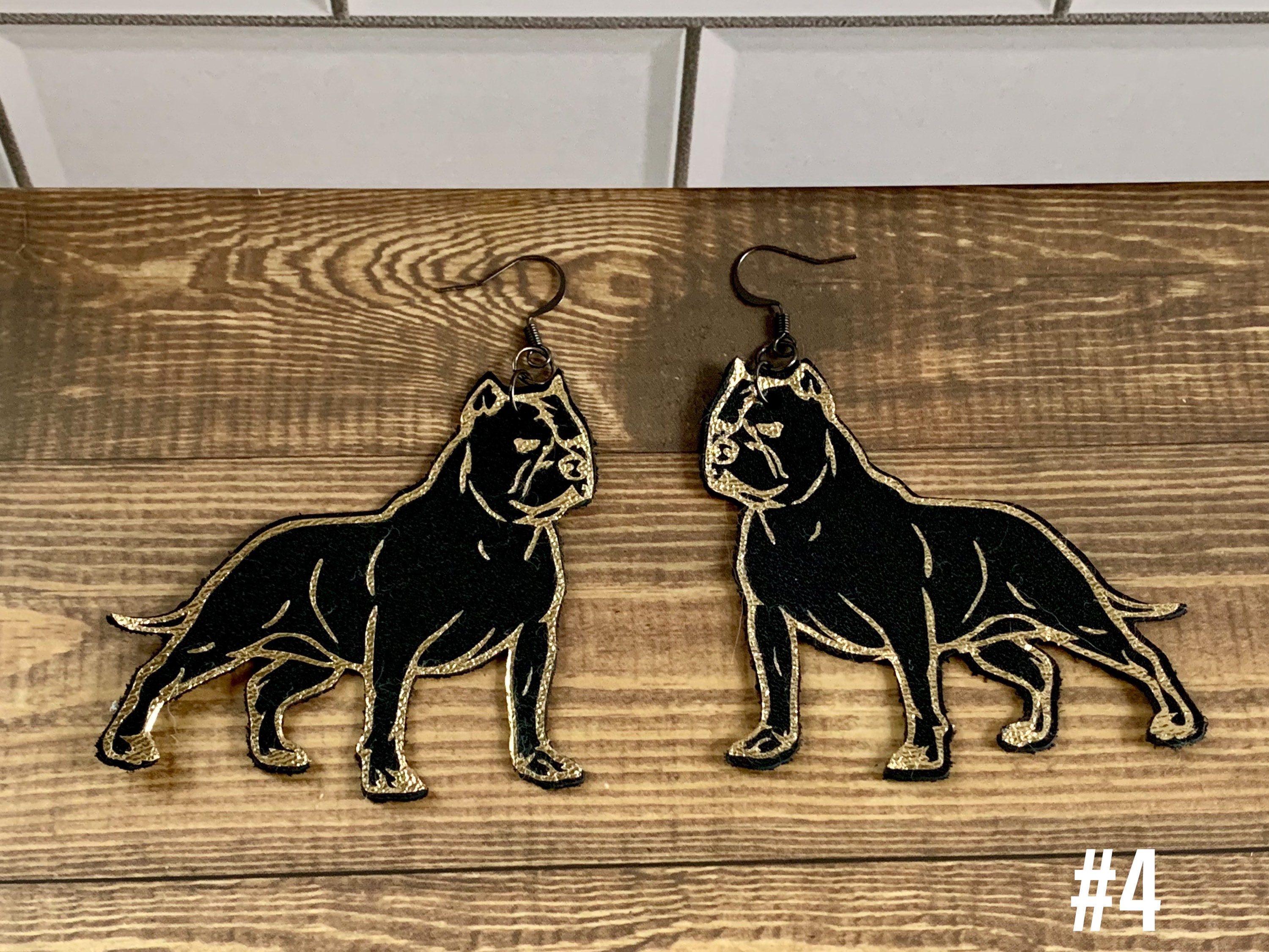 American Bully Breed Earrings - Etsy