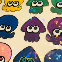 SPLATOON 3 Shiver and Frye Deep Cut Idol Vinyl Stickers | Waterproof ...