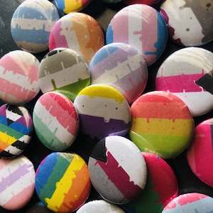 LGBTQ Pride Buttons (custom Identity Requests Welcome!) - Etsy