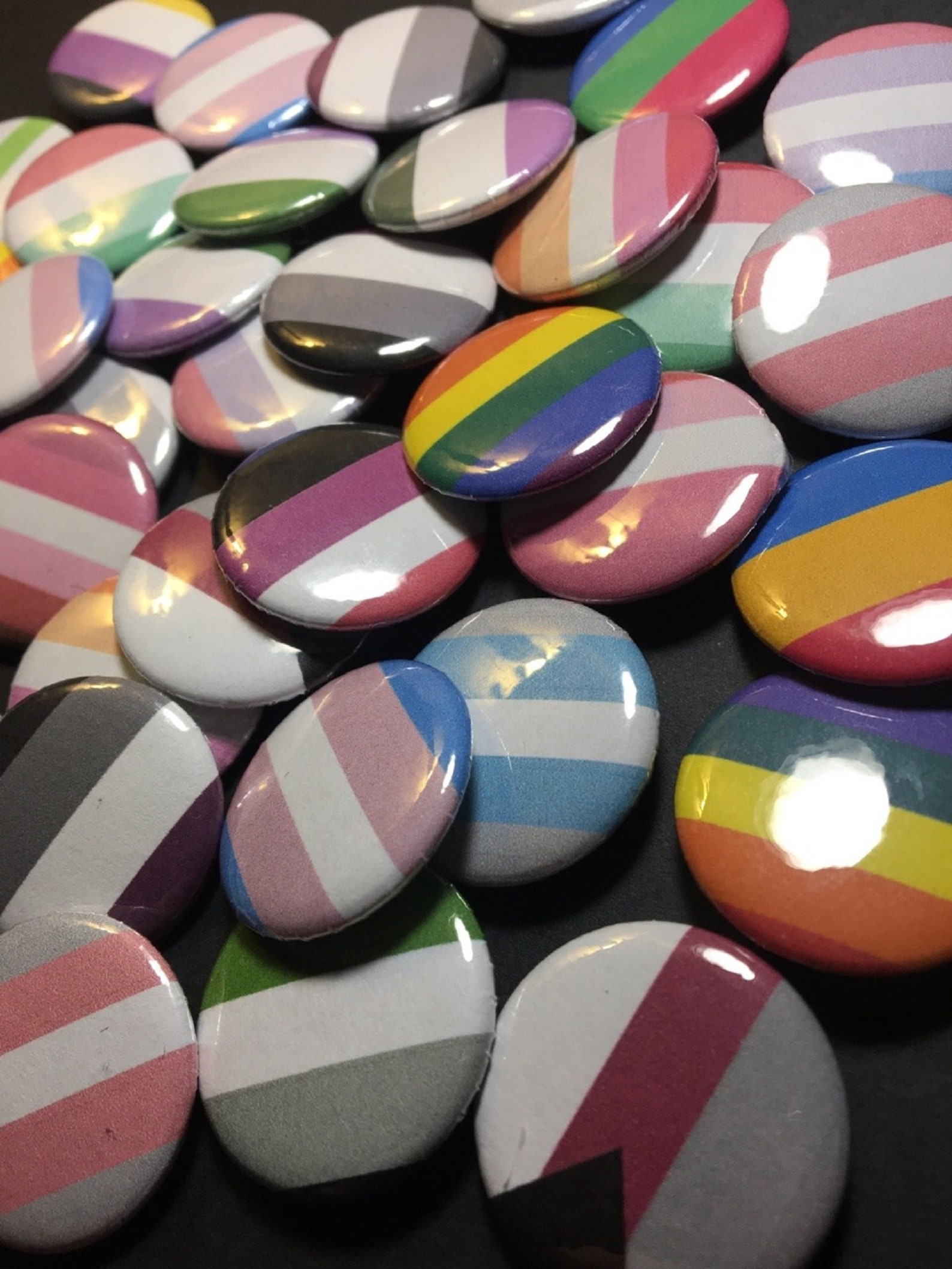 LGBTQ Pride Buttons custom Identity Requests Welcome - Etsy