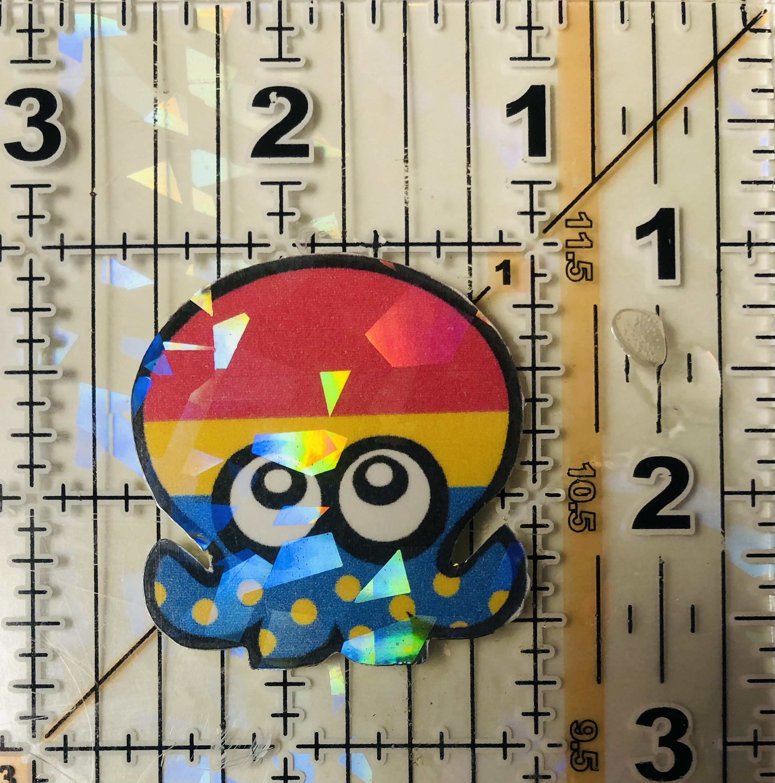 LGBT Splatoon Squid and Octo Crystal Stickers - Etsy