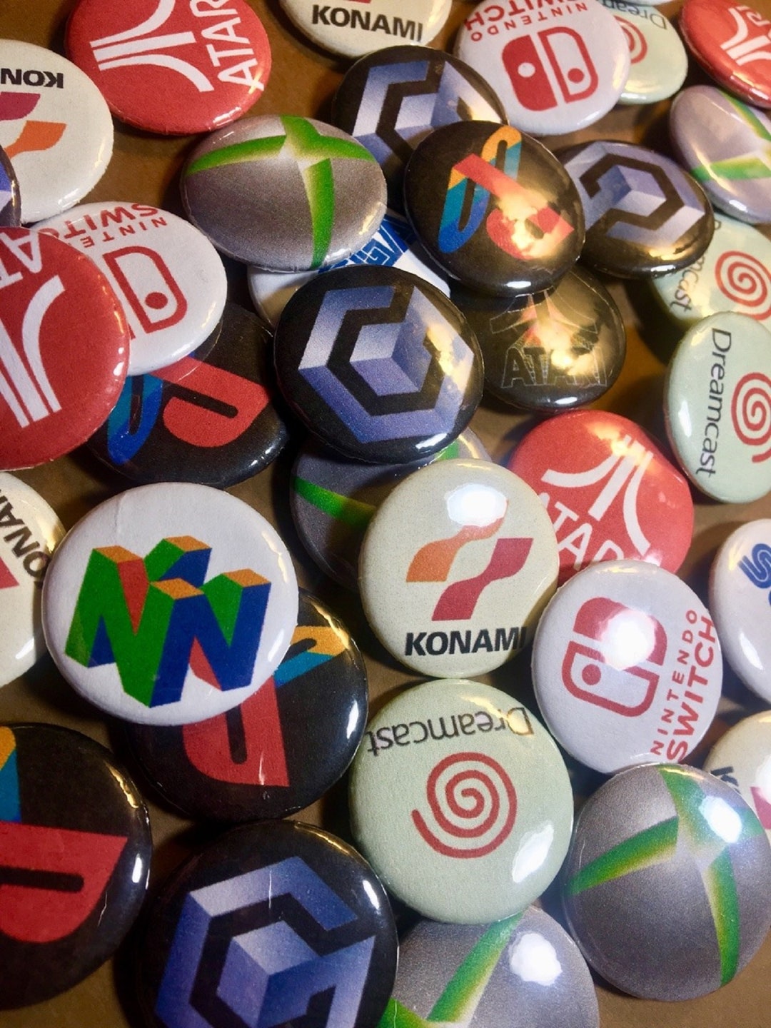 Game Logo Buttons - Etsy