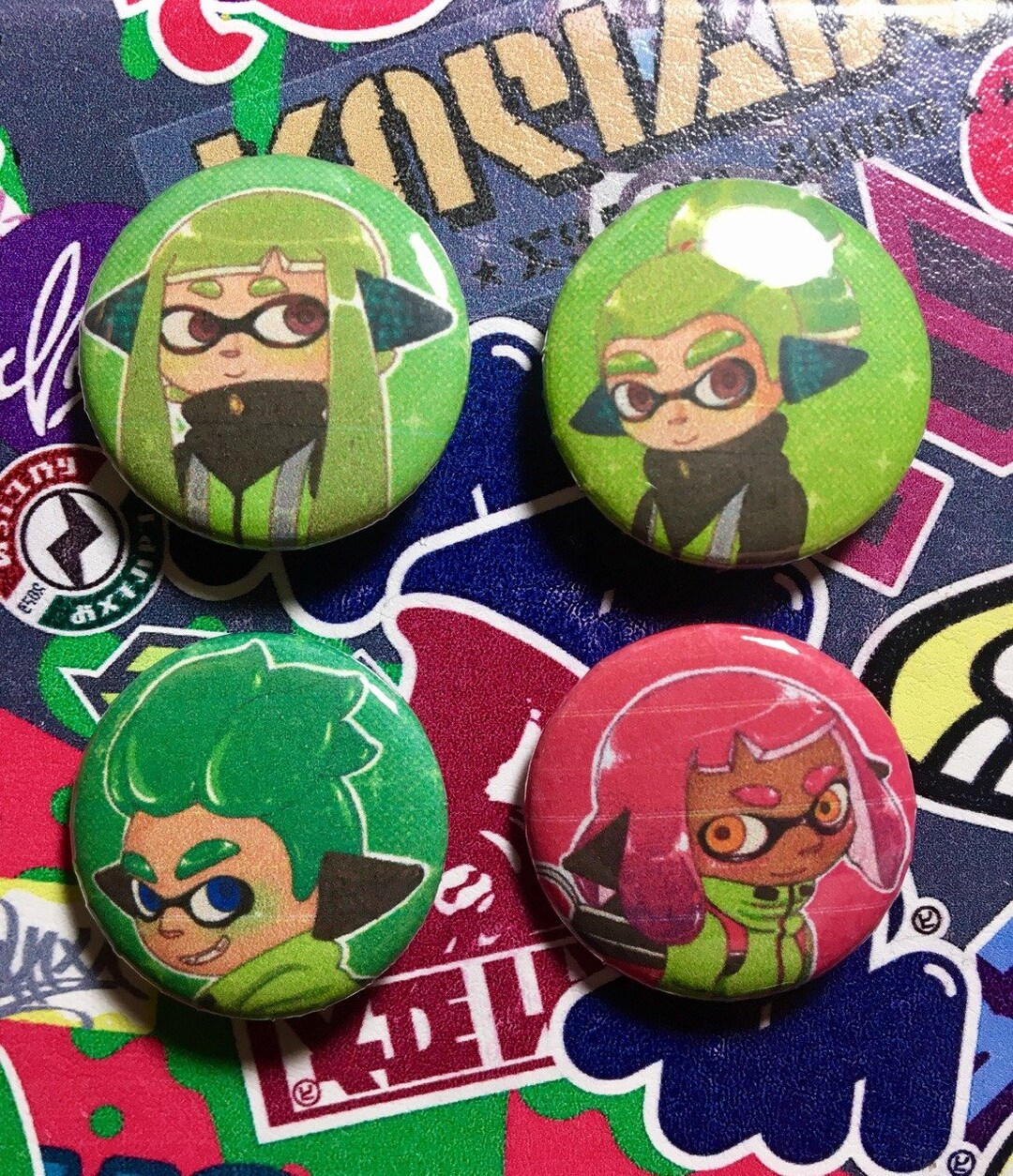 Splatoon 1 & 2 Hero + Squid Buttons (set or Pick 1) - Etsy