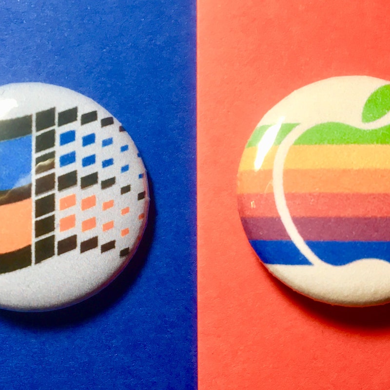 Apple Logo Pin - Etsy
