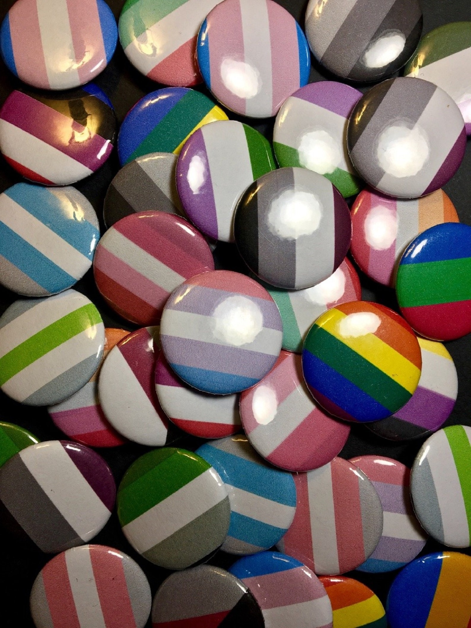 LGBTQ Pride Buttons custom Identity Requests Welcome - Etsy