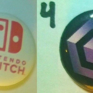 Game Logo Buttons - Etsy