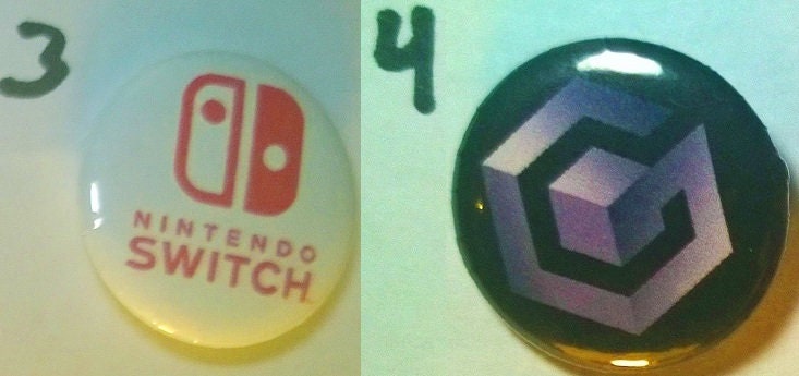 Game Logo Buttons - Etsy