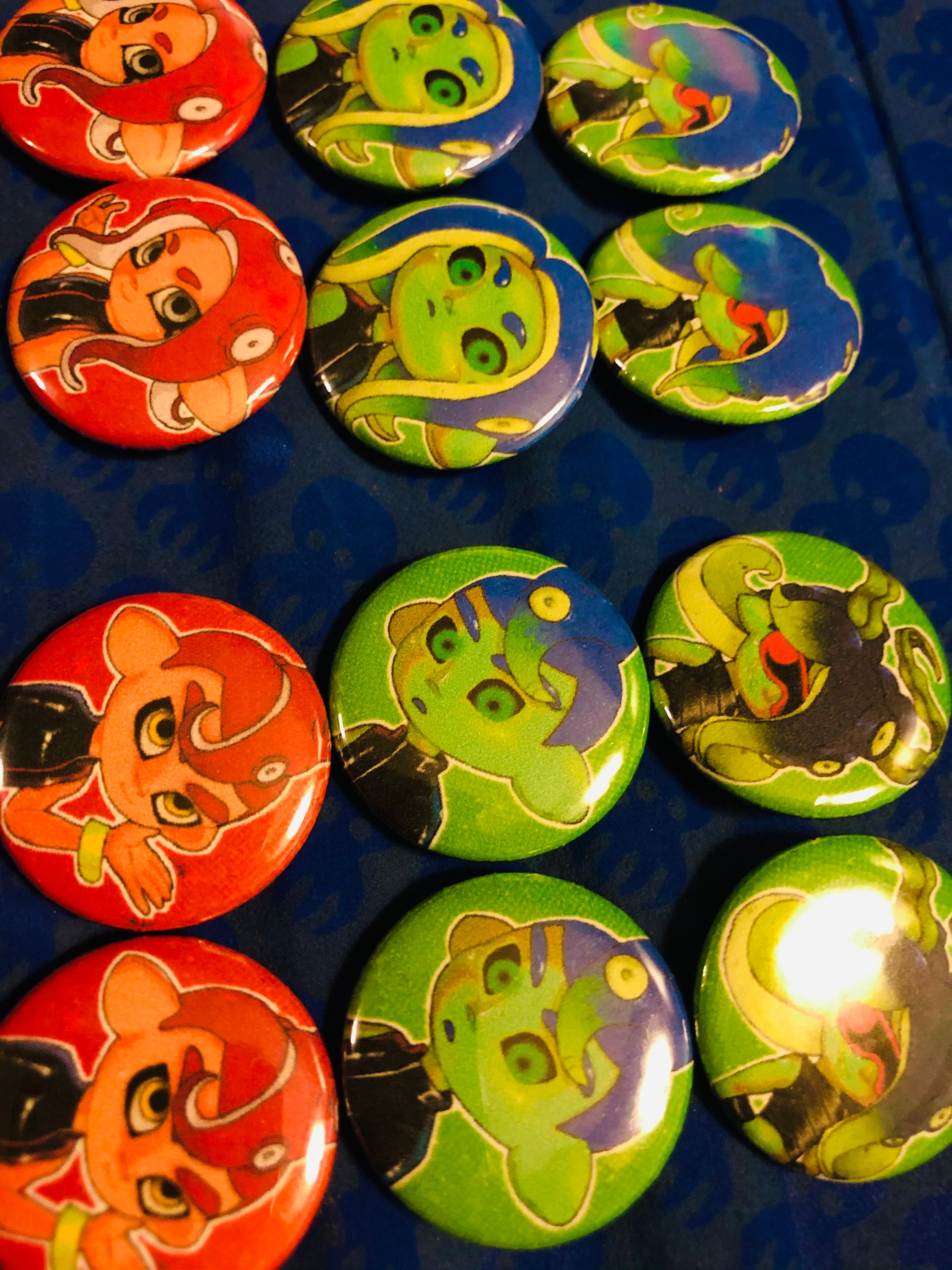Splatoon 2 Octo Expansion Buttons agent 8 CQ Cumber - Etsy