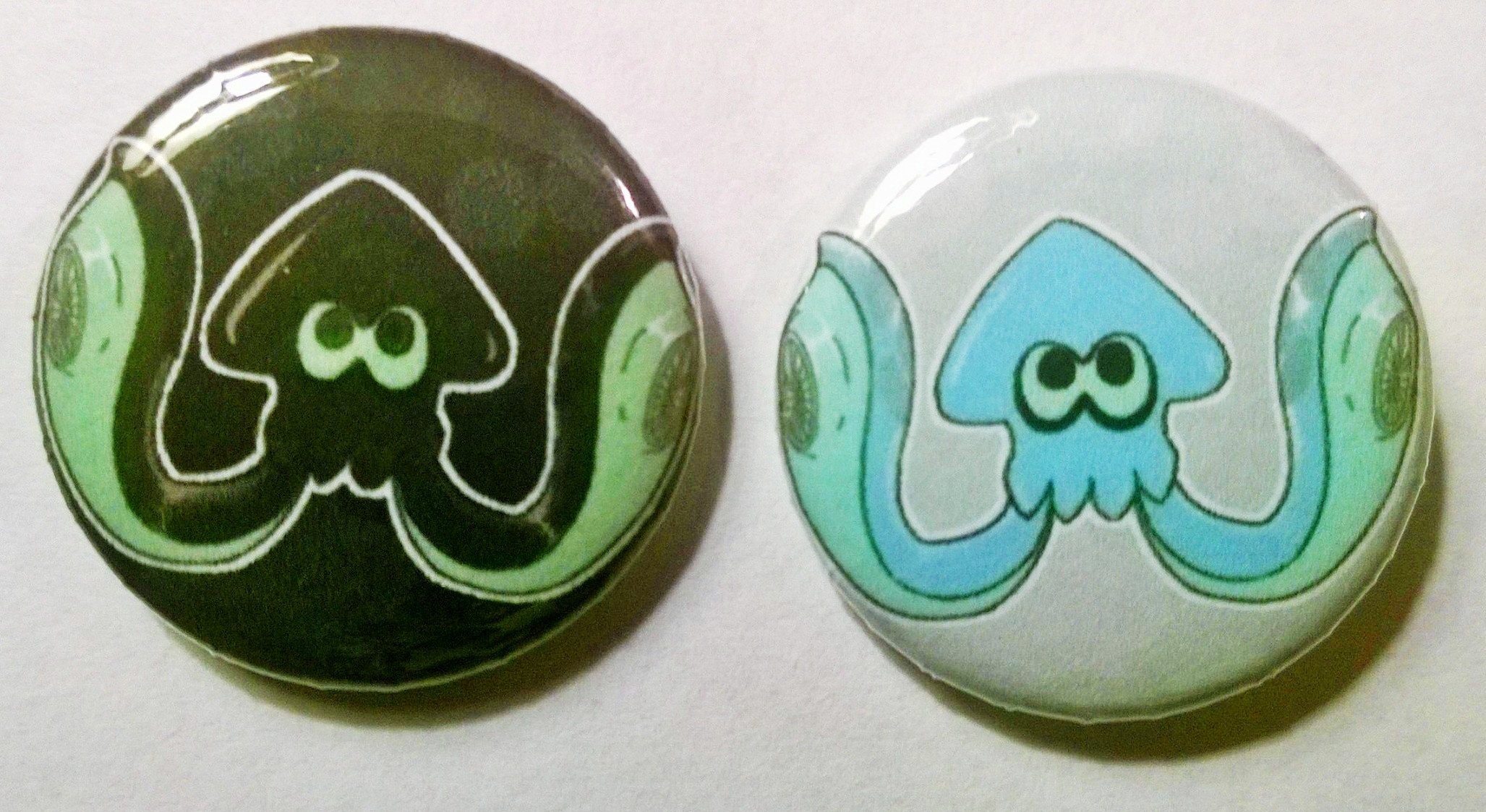 Splatoon 1 & 2 Inkling Boy and Girl Buttons set or Pick 1 | Etsy
