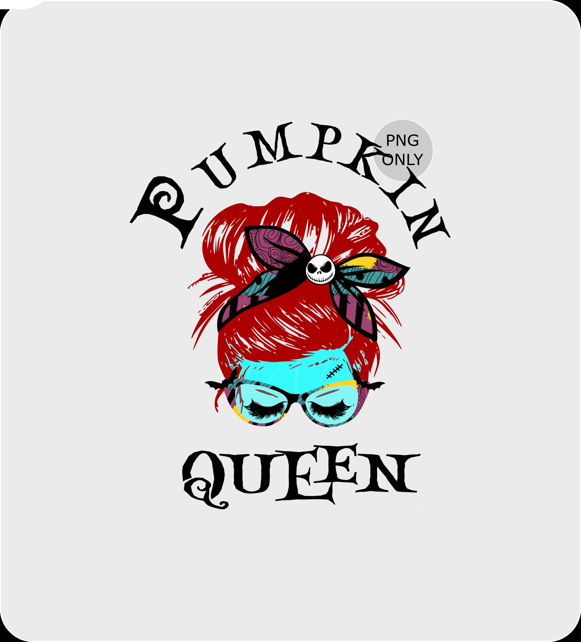 Pumpkin Queen PNG Graphic Tumbler, Shirts, Halloween, Nightmare Before ...
