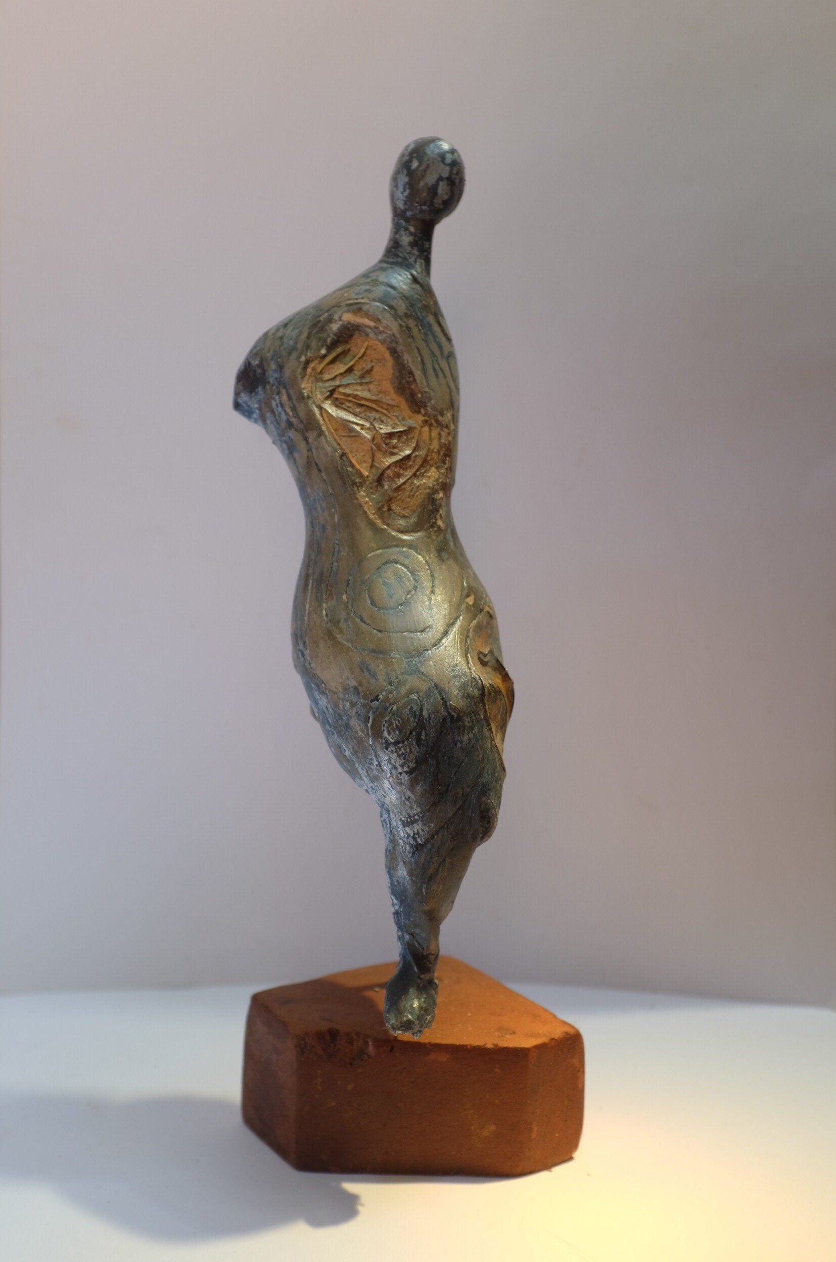 Abstract Woman Statue Female Figure Sculpture for Collector Home Office ...