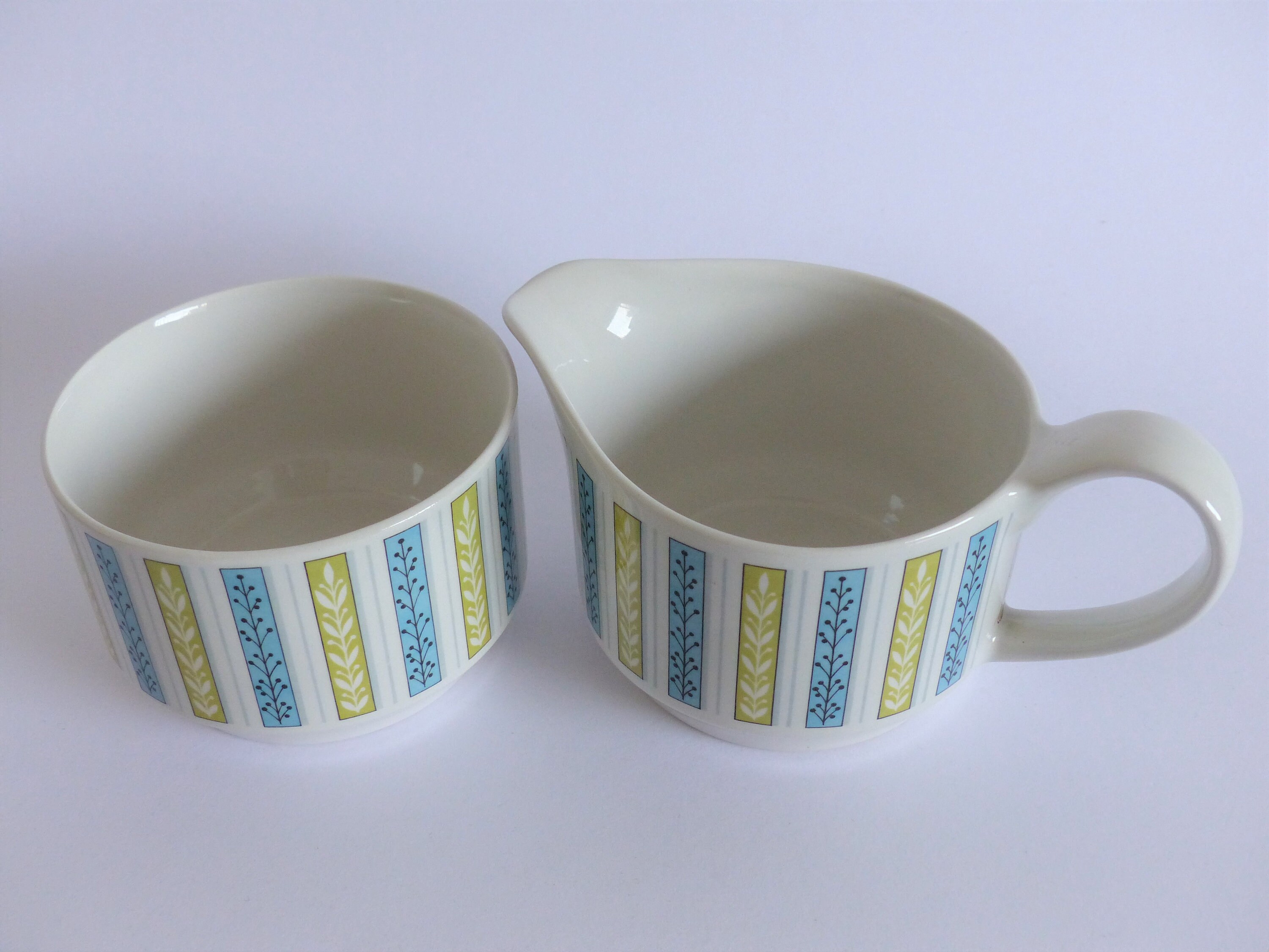 Midwinter Everglade Milk Jug and Sugar Bowl Jessie Tait 1960’s - Etsy UK