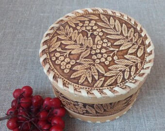 Birch Wood Box | Etsy