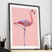 Flamingo Poster, Flamingo Art Print, Pink Flamingo Print, Flamingo ...