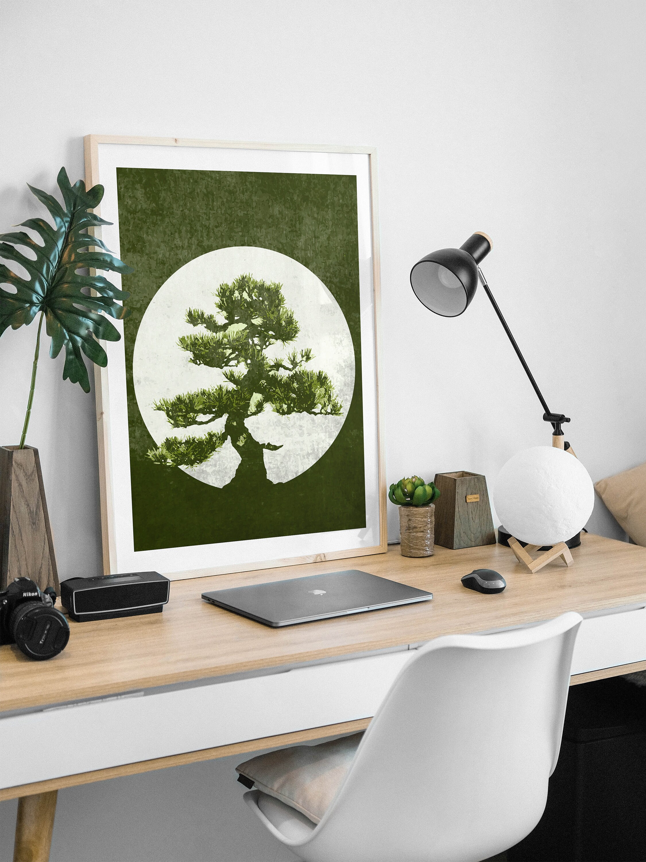 Bonsai Tree Print Bonsai Poster Japanese Bonsai Tree Wall - Etsy