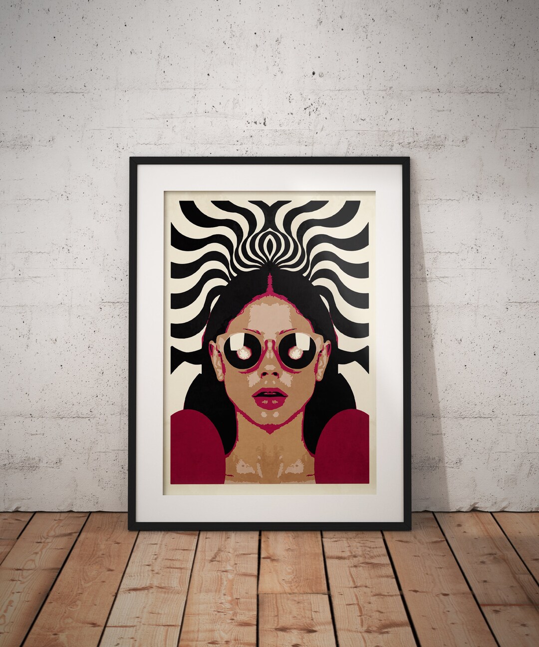 Trippy Art, Psychedelic Art Print, Trippy Prints, Urban Art Print ...
