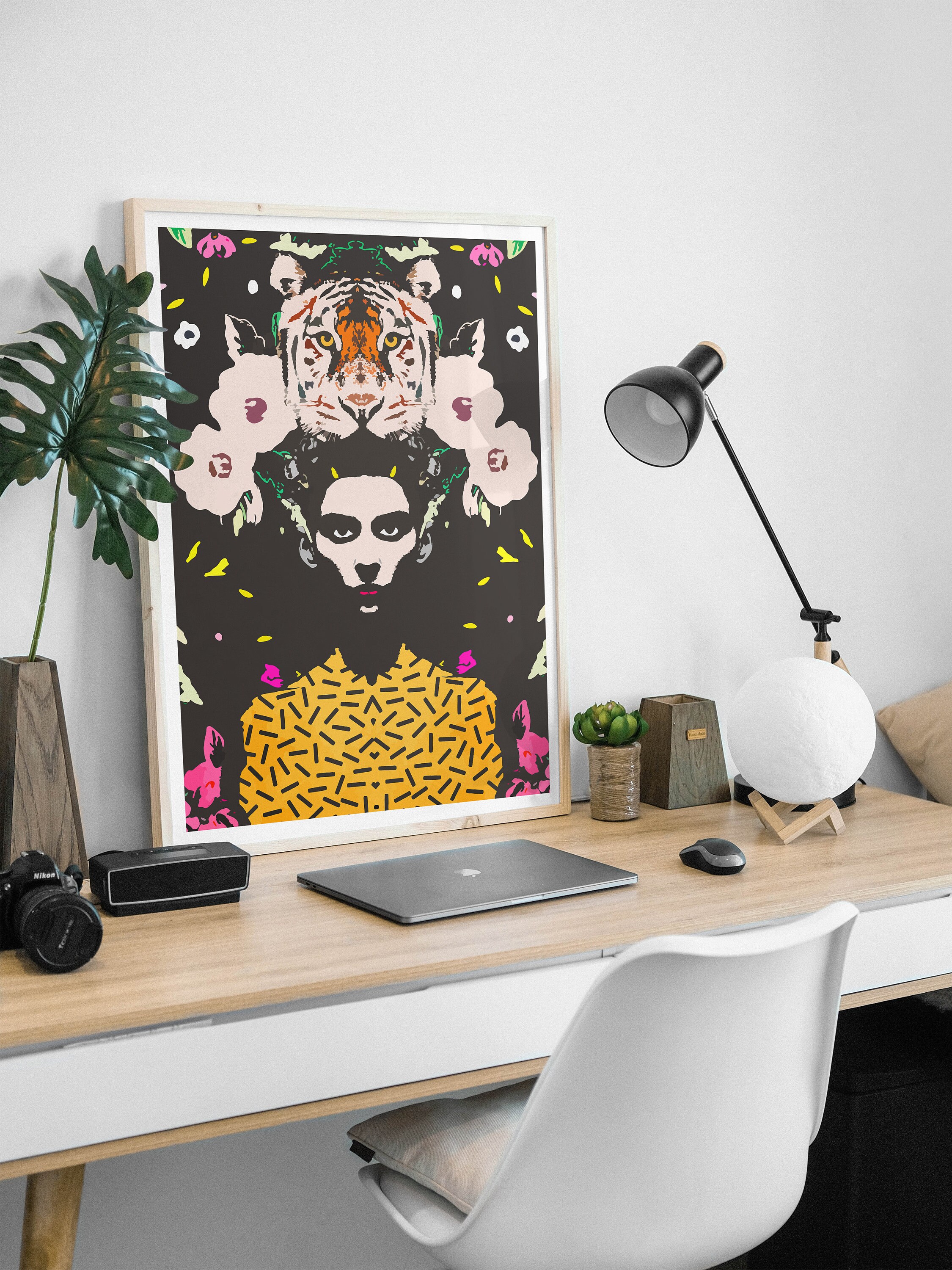 Urban Art Print Street Art Print Tiger Print Tiger Art - Etsy