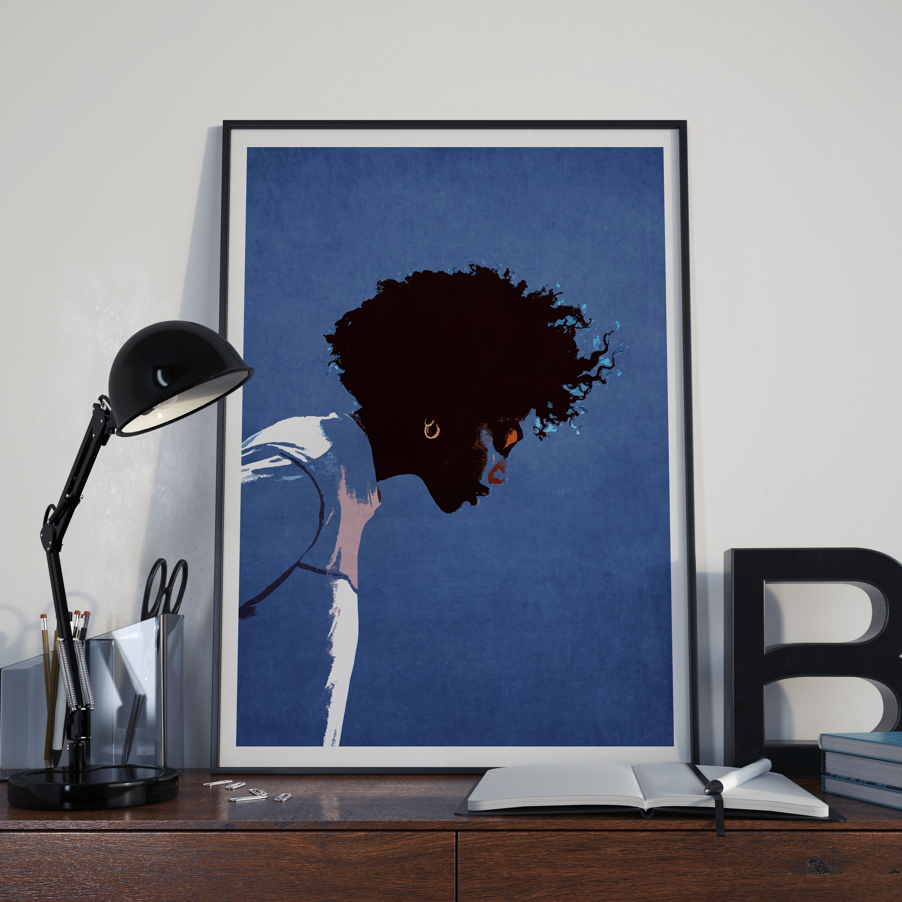 Black Woman Wall Art Urban Art Print Street Art Minimalist - Etsy