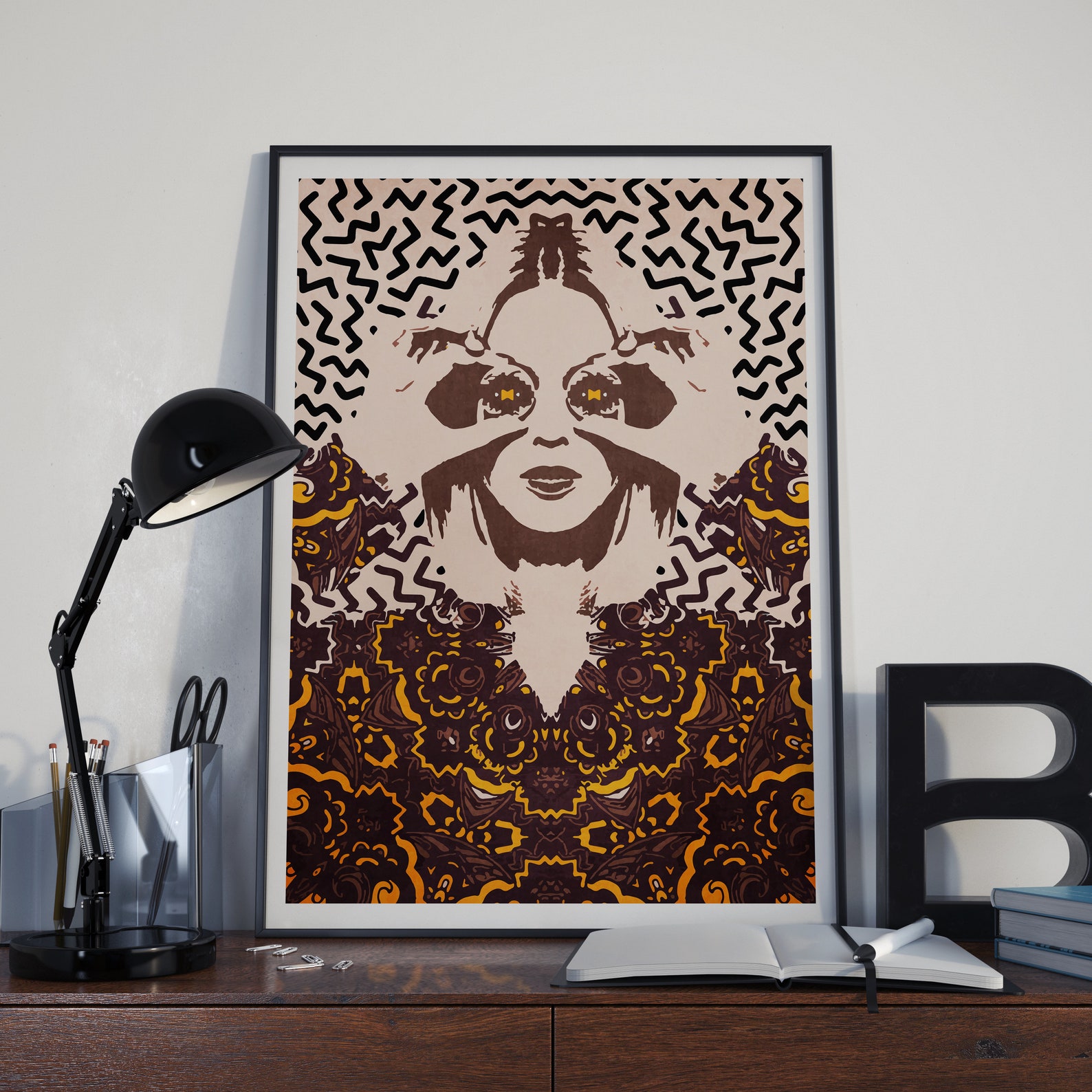 Psychedelic Art Print Trippy Prints Urban Art Print Trippy - Etsy