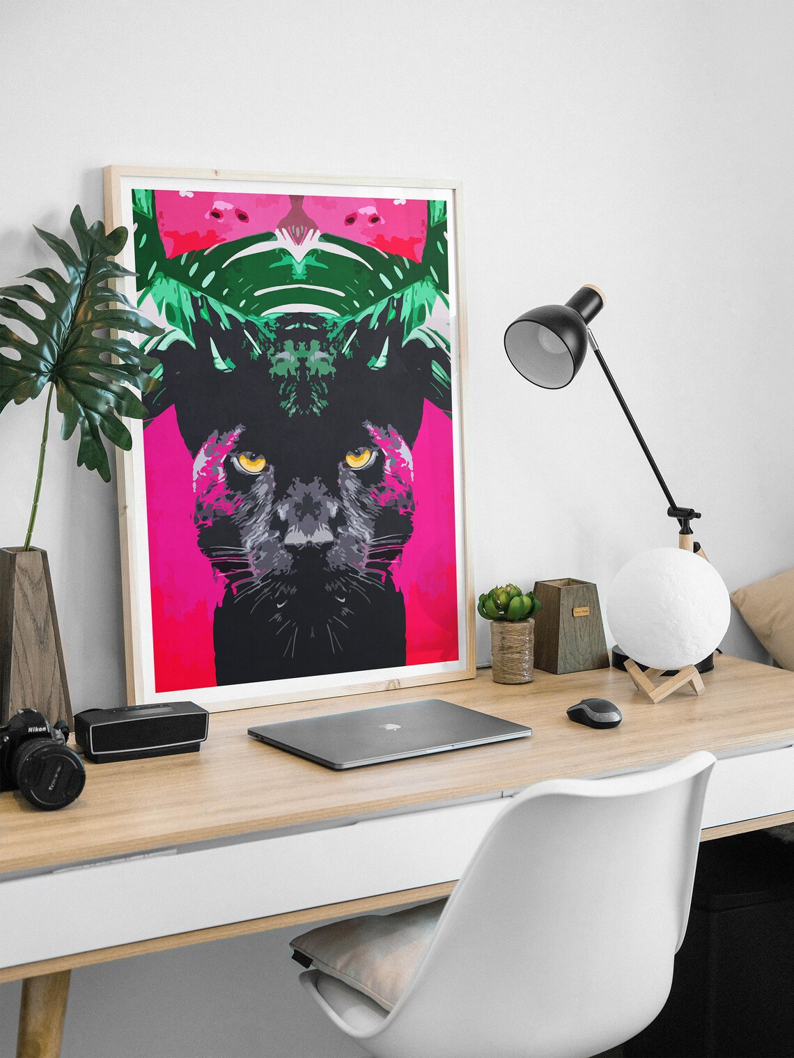 Black Panther Poster Black Panther Print Street Art Print | Etsy