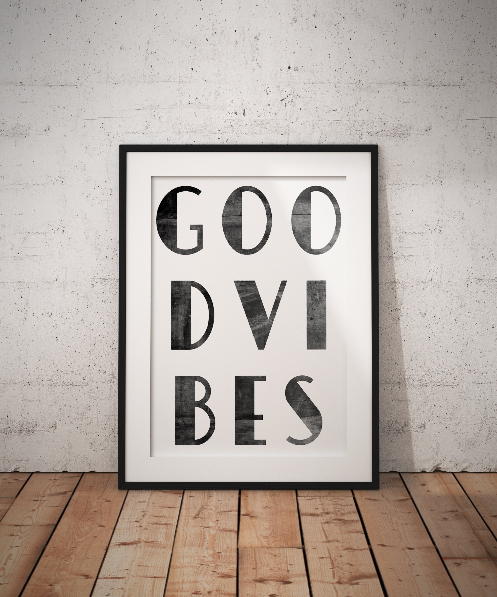Good Vibes Print Good Vibes Only Good Vibes Wall Art | Etsy