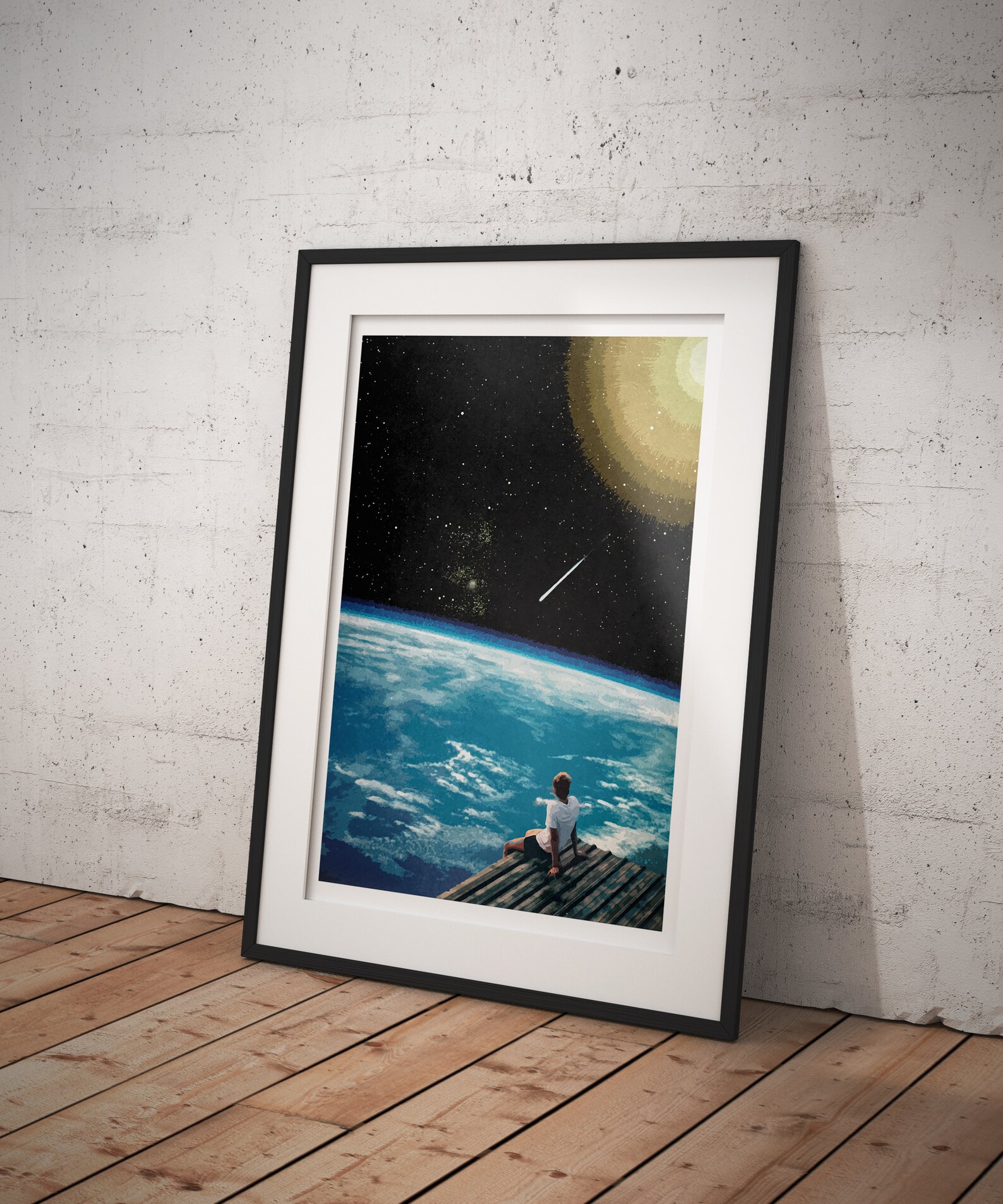 Outer Space Print Space Wall Art Collage Print Wall Art - Etsy