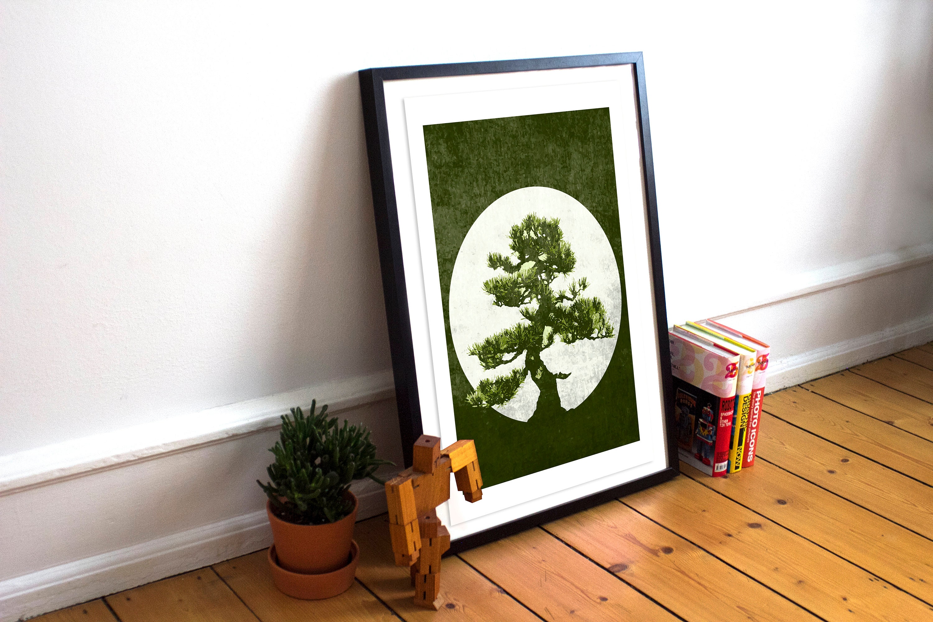 Bonsai Tree Print Bonsai Poster Japanese Bonsai Tree Wall | Etsy