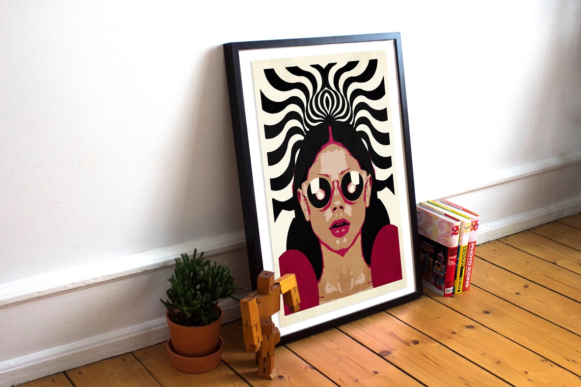 Trippy Art Psychedelic Art Print Trippy Prints Urban Art | Etsy