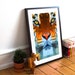 Geometric Tiger Print Tiger Wall Art Tiger Head Poster - Etsy