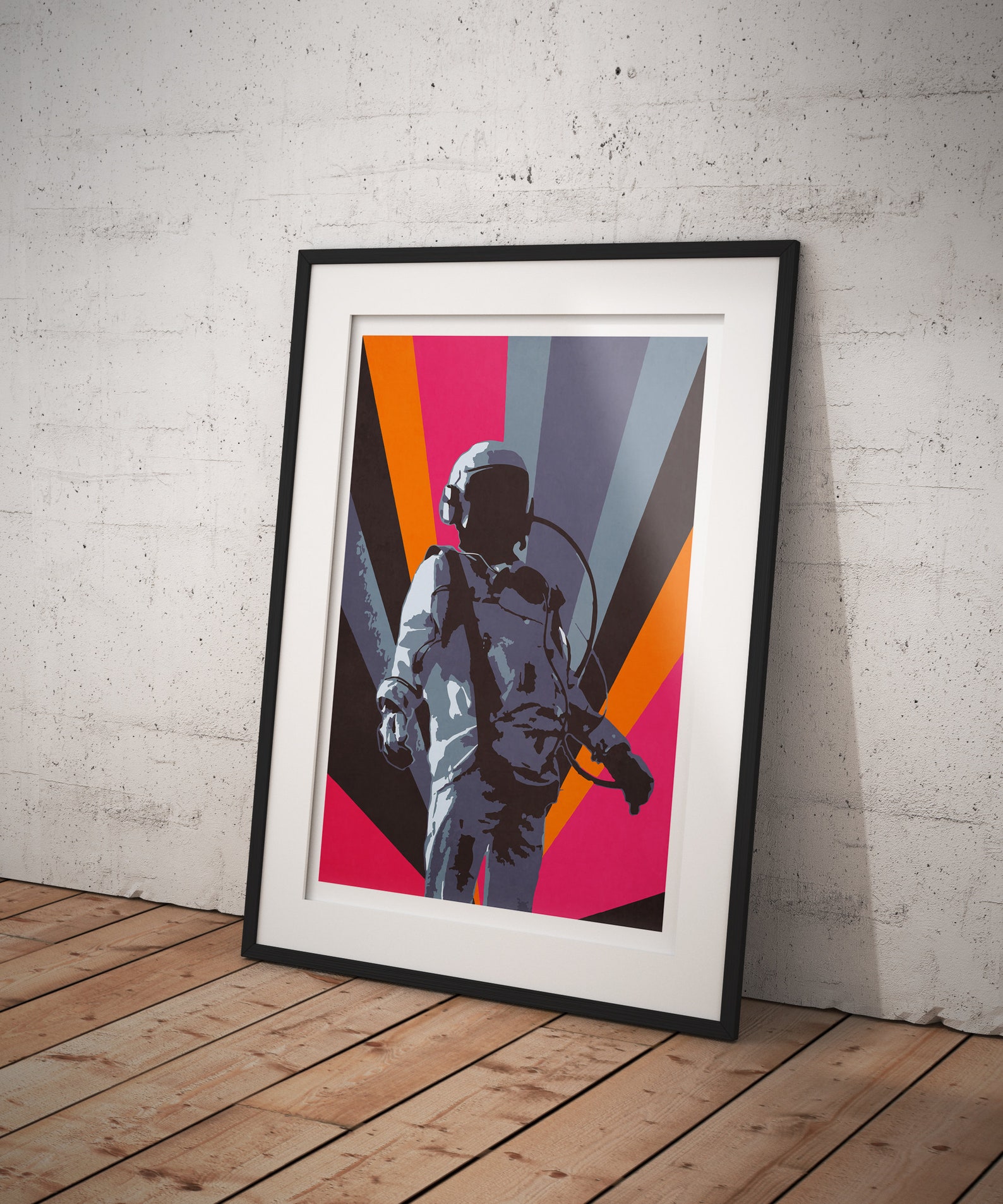 Astronaut Print Space Man, Astronaut Poster, Street Art Print, Space ...