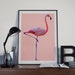 Flamingo Poster, Flamingo Art Print, Pink Flamingo Print, Flamingo ...