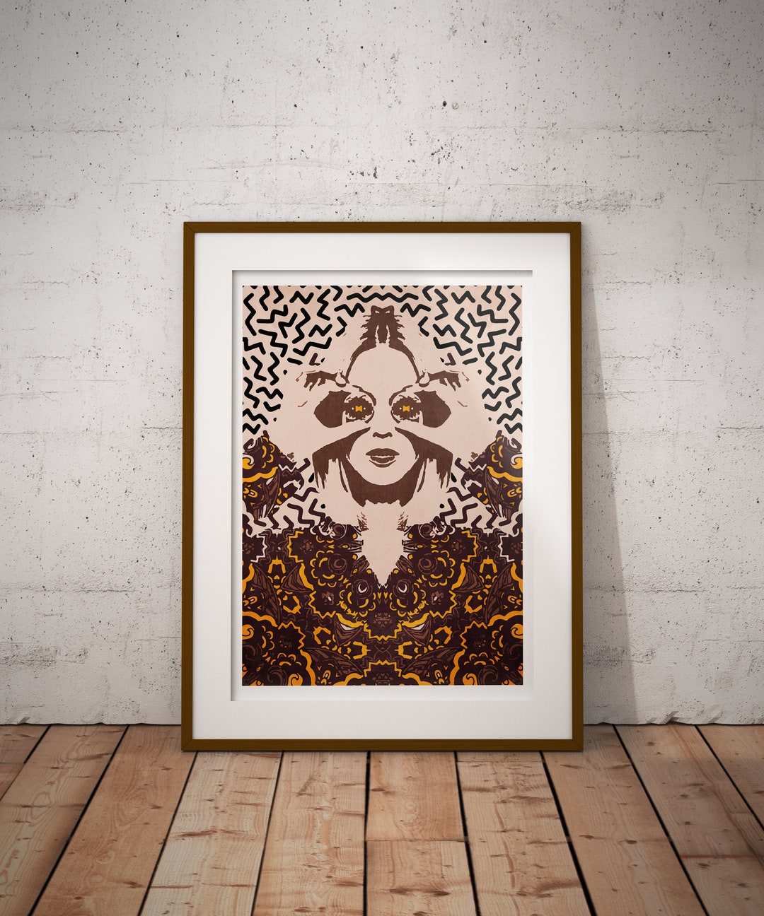 Psychedelic Art Print, Trippy Prints, Urban Art Print, Trippy Art ...