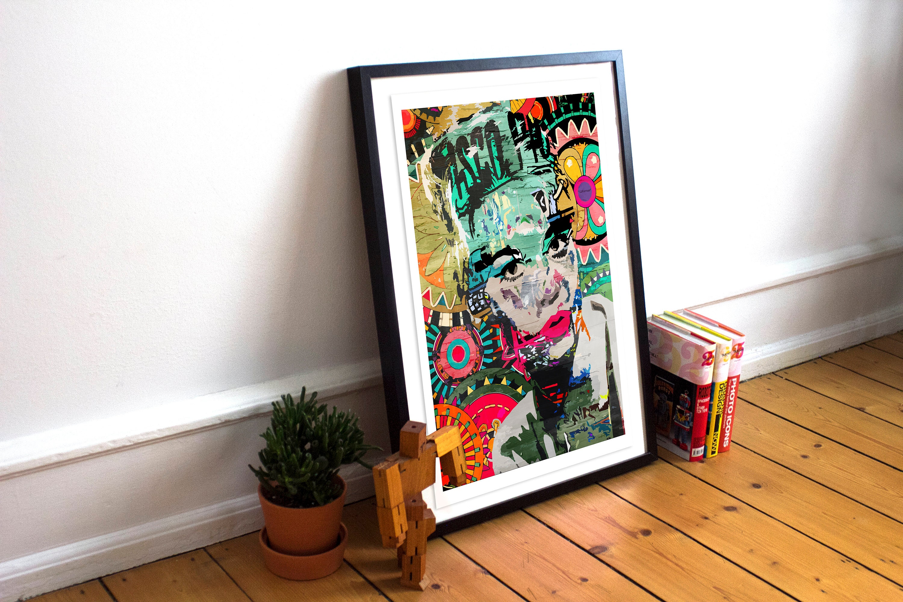 Colour Girl Print Street Art Print Feminist Print Wall Art - Etsy