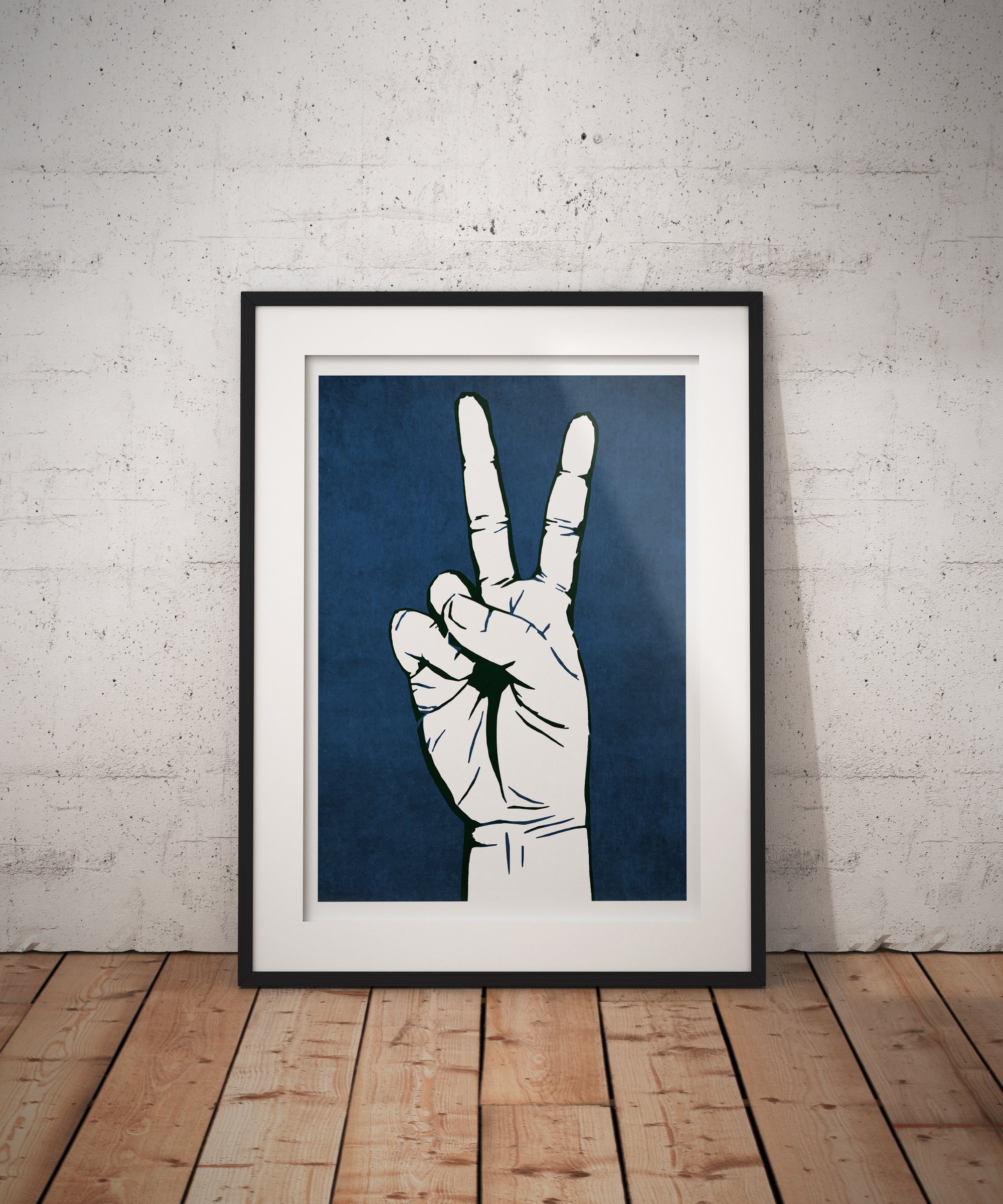 Peace Sign Wall Art Street Art Poster Peace Sign Print - Etsy