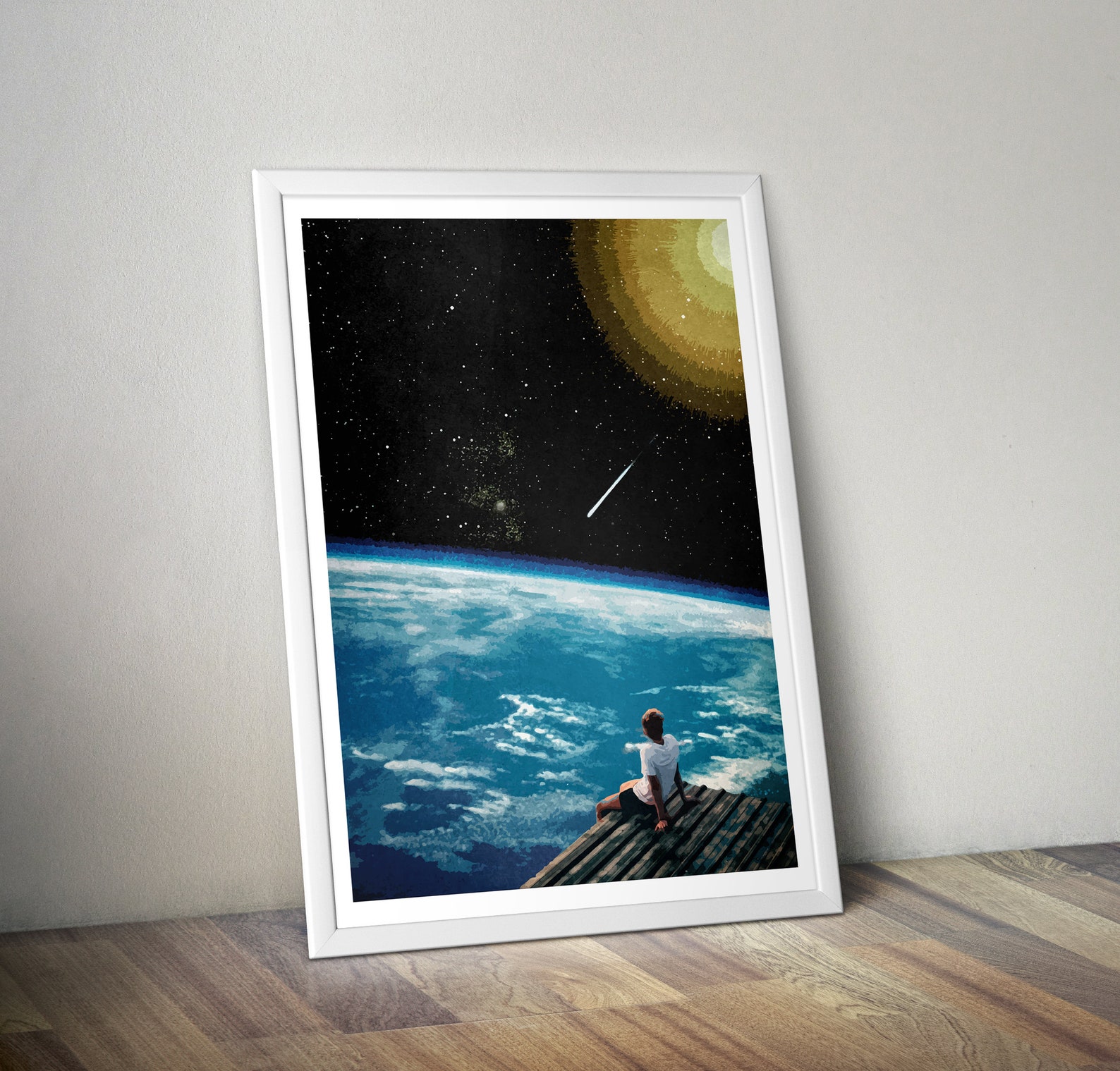 Outer Space Print Space Wall Art Collage Print Wall Art | Etsy