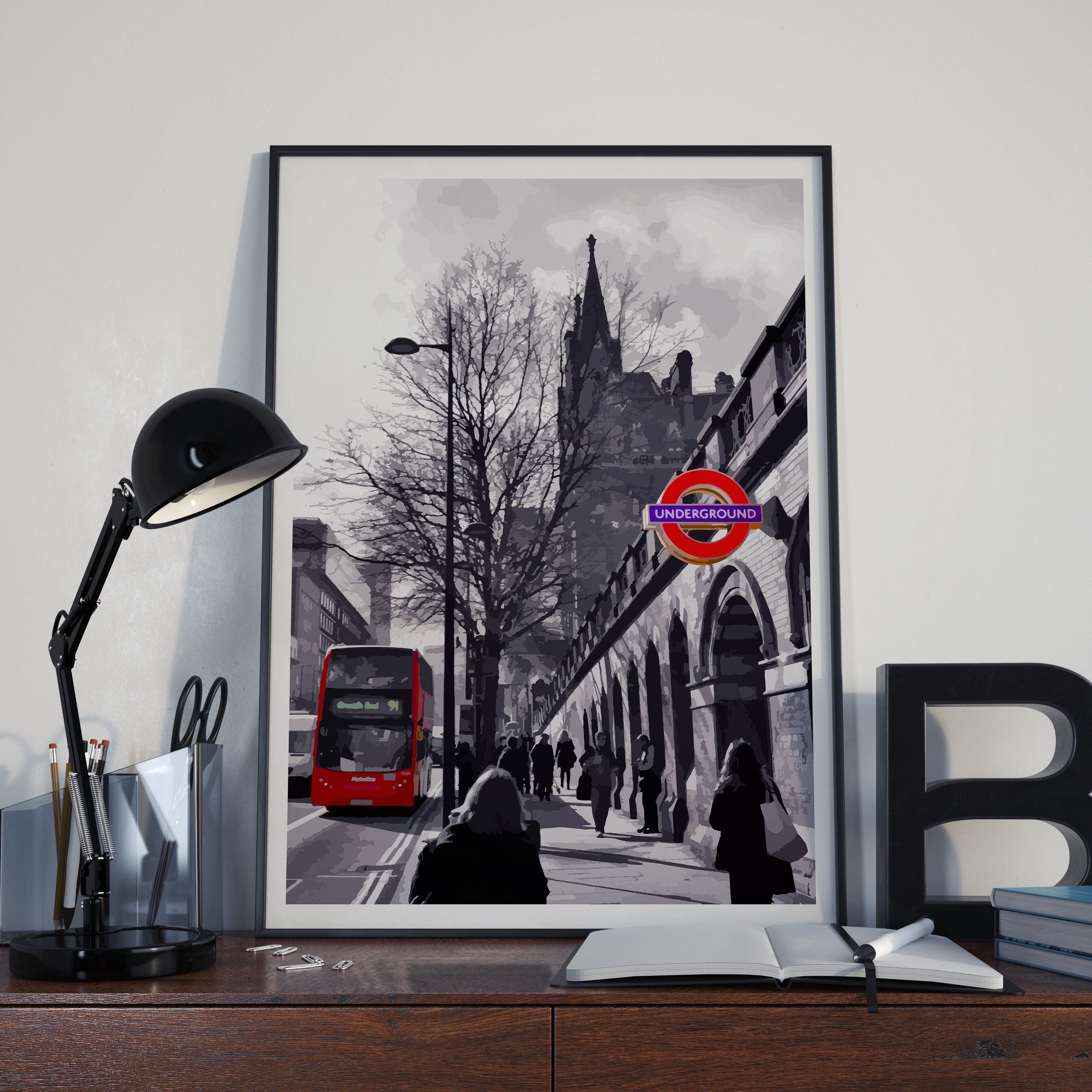 London Poster London Underground Print London Wall Art - Etsy