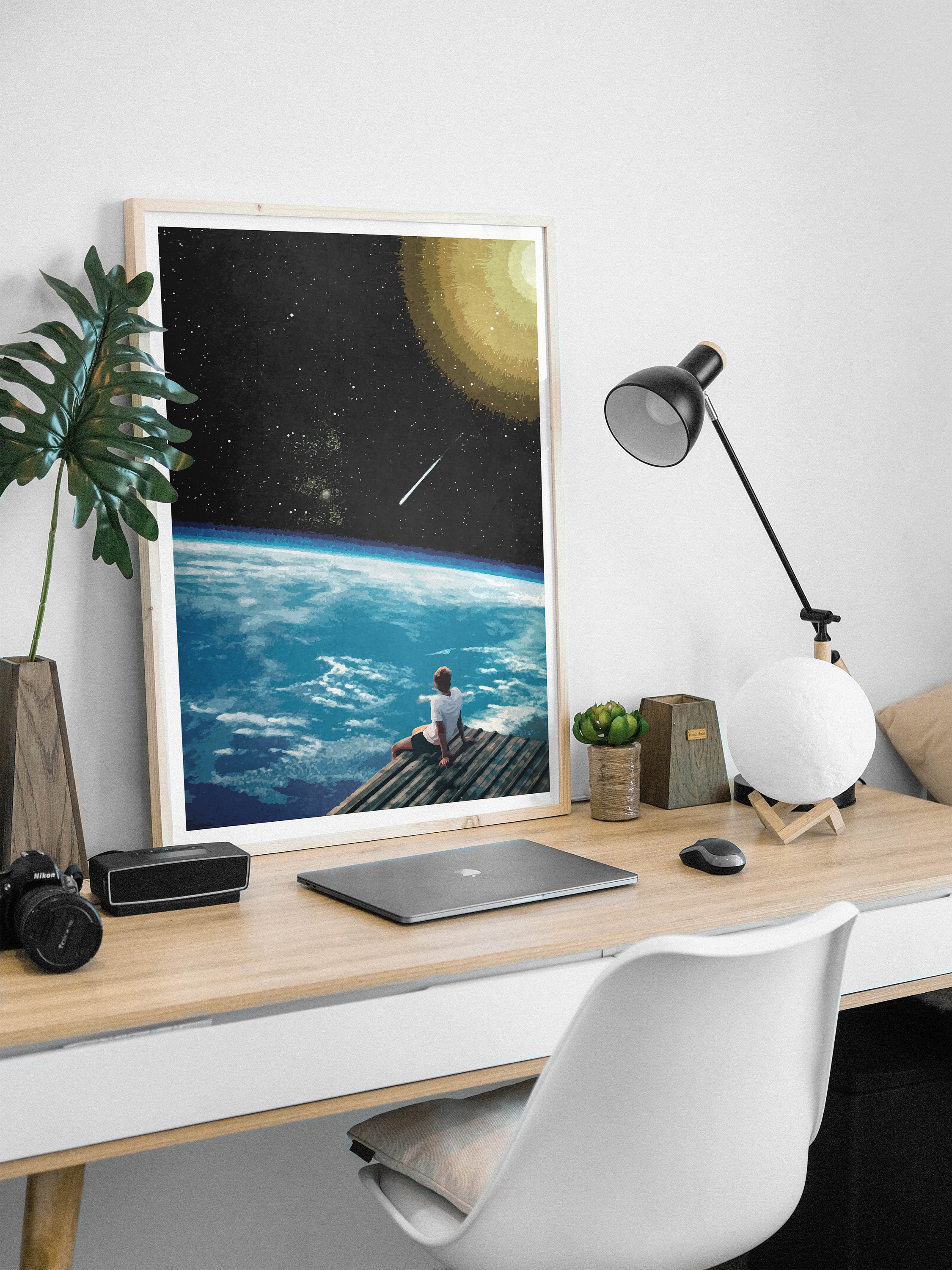 Outer Space Print Space Wall Art Collage Print Wall Art - Etsy