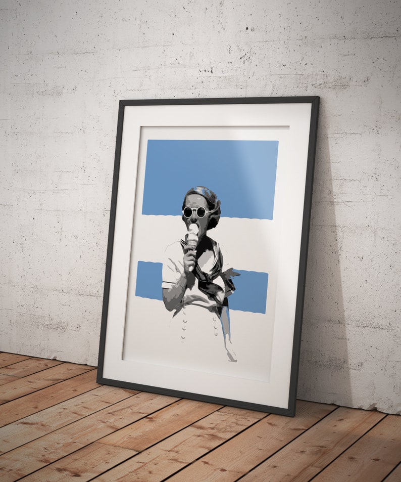 Ice Cream Print Ice Cream Wall Art Gelato Retro Art Deco - Etsy