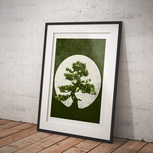 Bonsai Tree Print, Bonsai Poster, Japanese Bonsai Tree Wall Art ...