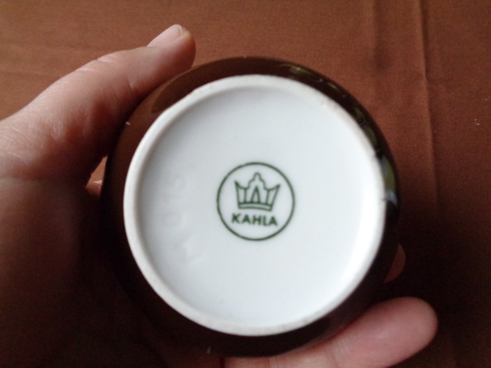 Mid Century Drinkware KAHLA Porcelain German Vintage Coffee Set Yellow & Brown Retro Drinkware ...